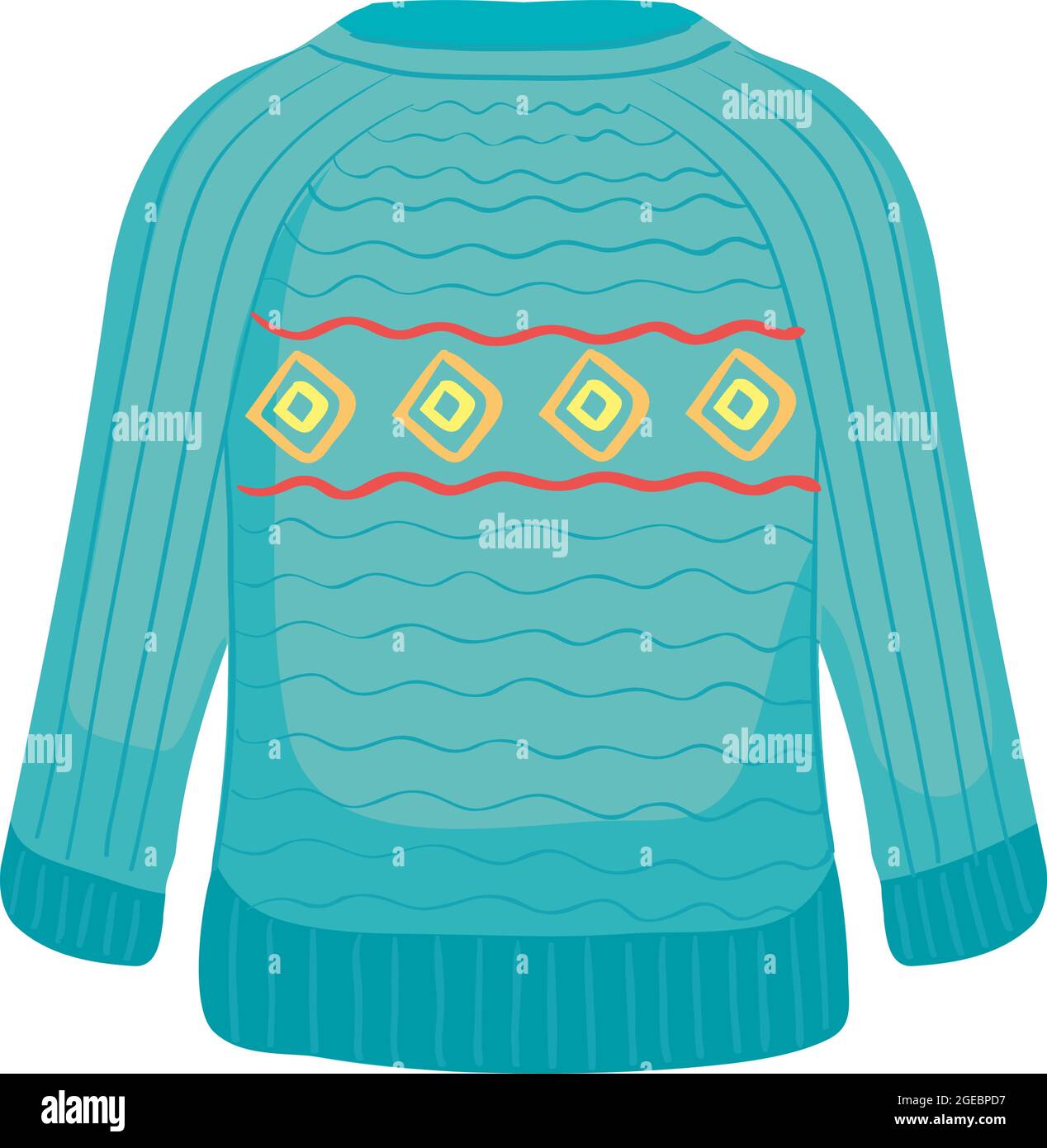 Warm coat of wool Stock Vector Images - Alamy