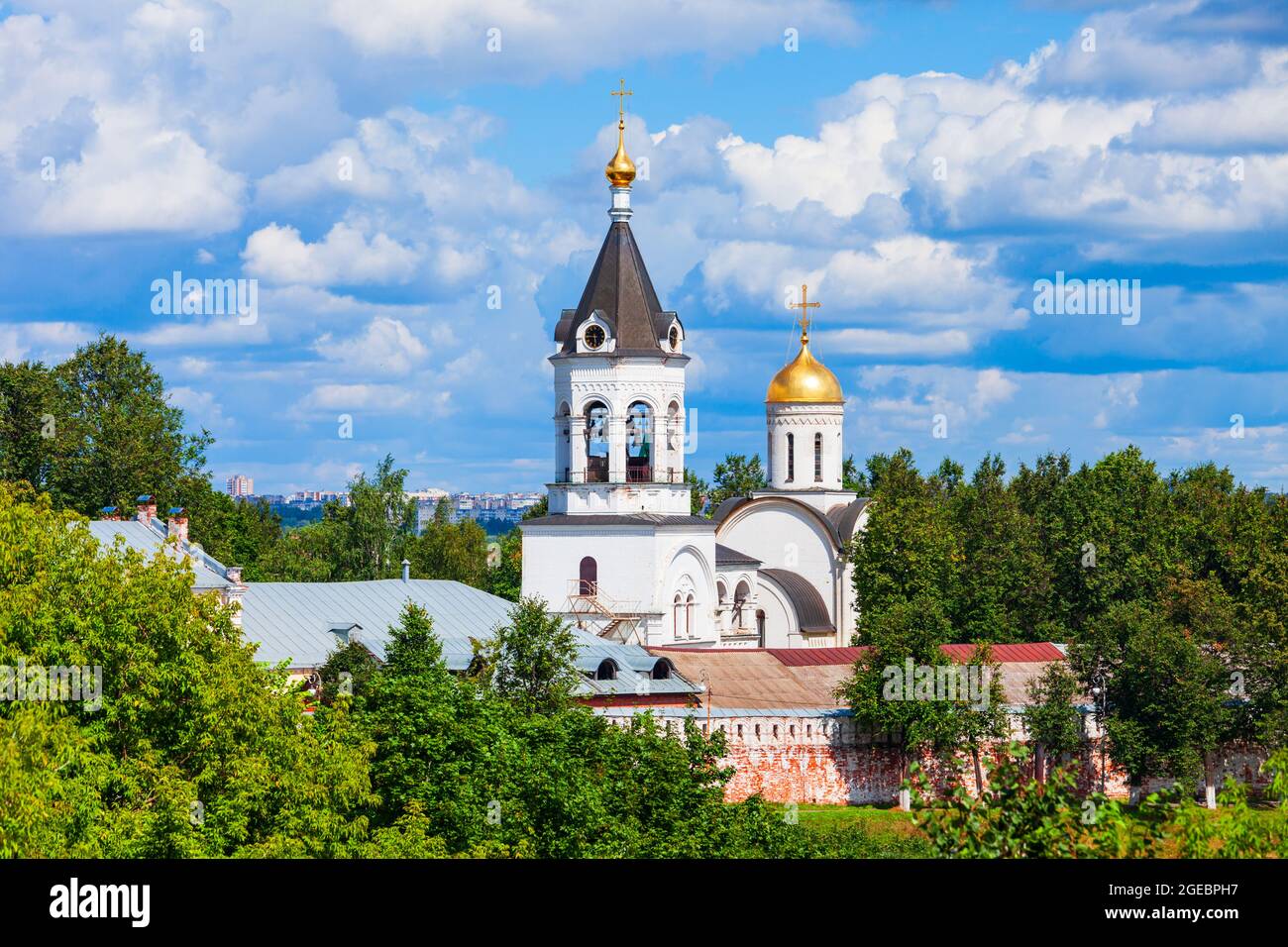 Church inside the Vladimir Kremlin. Kremlin is an ancient fortified ...