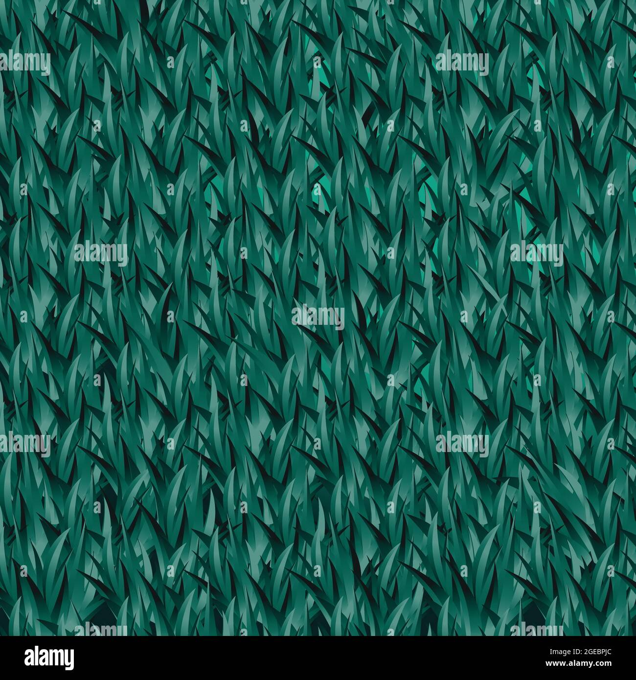 Realistic dark green grass, lawn background - Vector illustration Stock ...