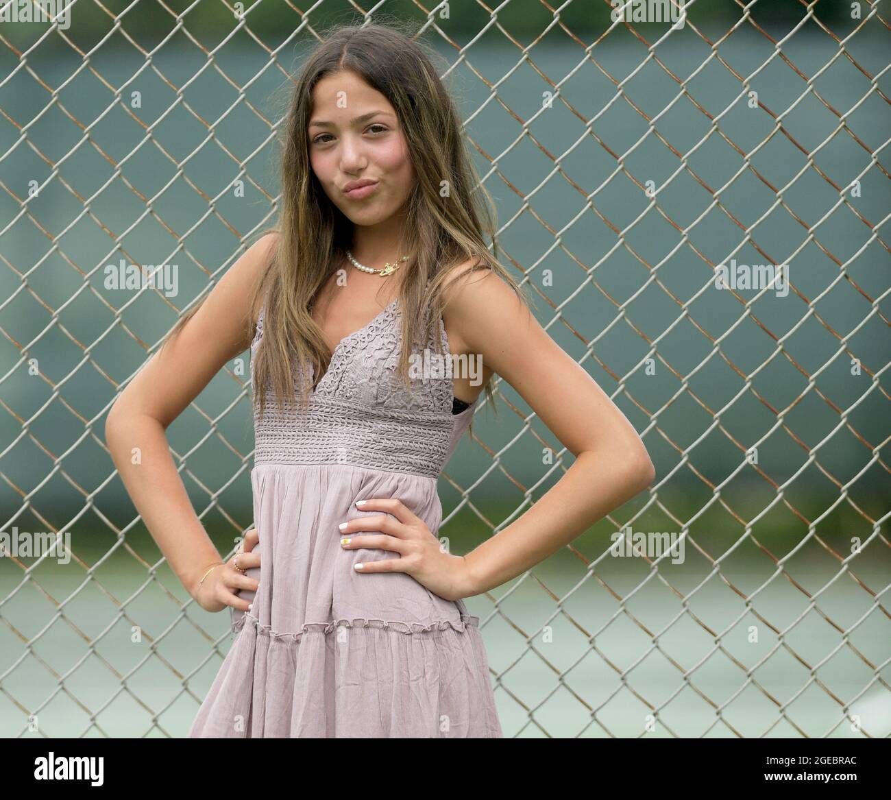 FORT LAUDERDALE, FL - AUGUST 18: Tween Model Addison Lobozzo on August ...