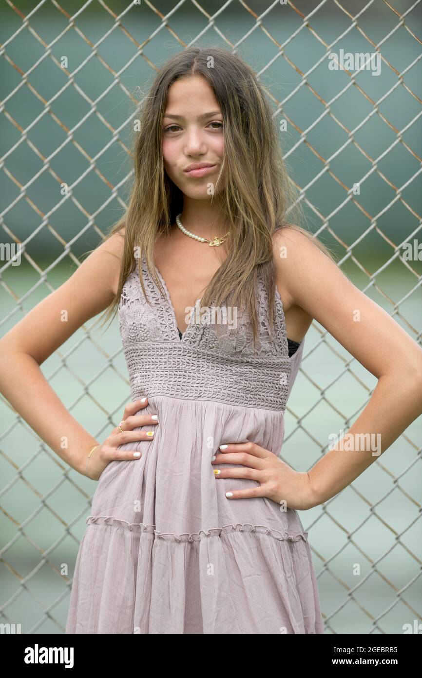 Teen model addison lobozzo photoshoot hi-res stock photography and ...