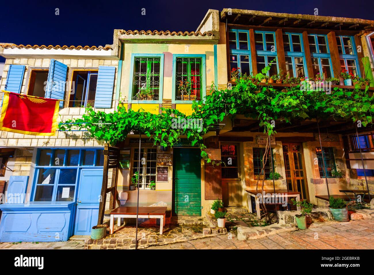 Main street at night in a small town hi-res stock photography and ...