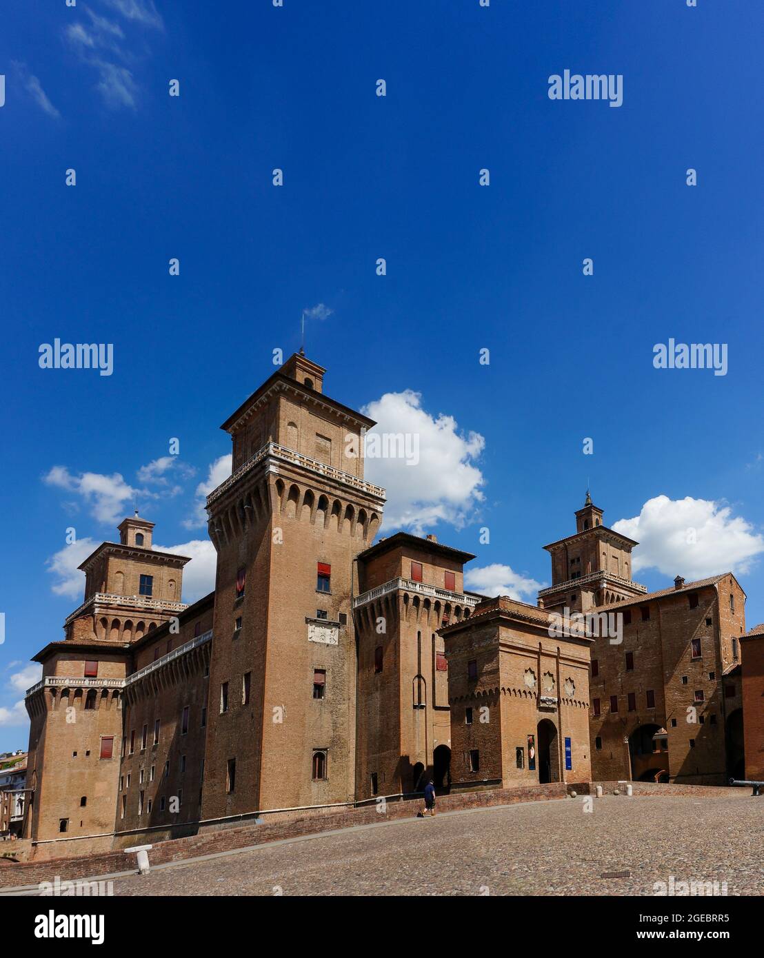 Ferrara, Italy (6th August 2021) - The Estense Castle (XIV century ...