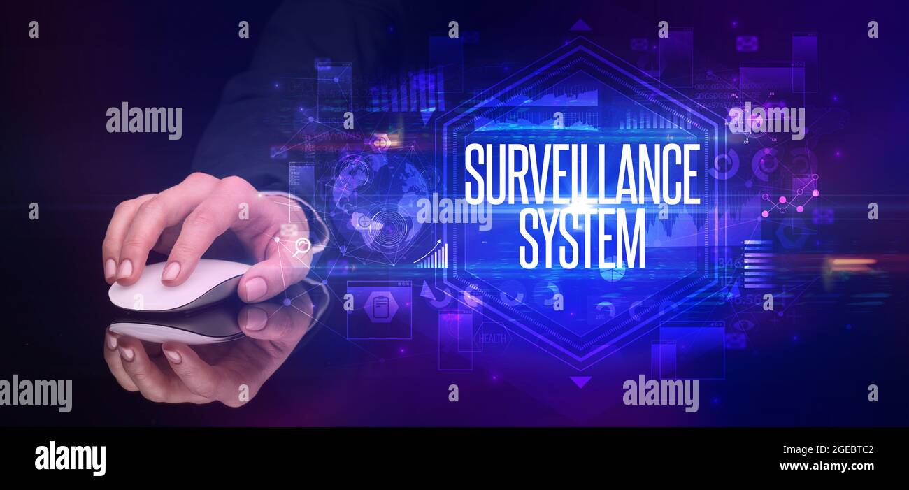 hand holding wireless peripheral, cyber security concept Stock Photo ...