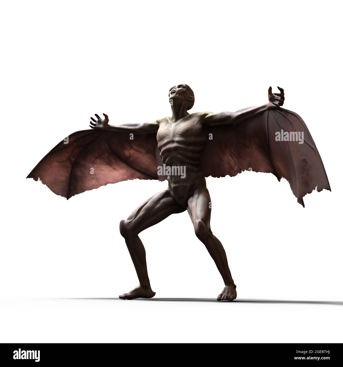 3d-illustration of an isolated dangerous fantasy vampire creature Stock ...