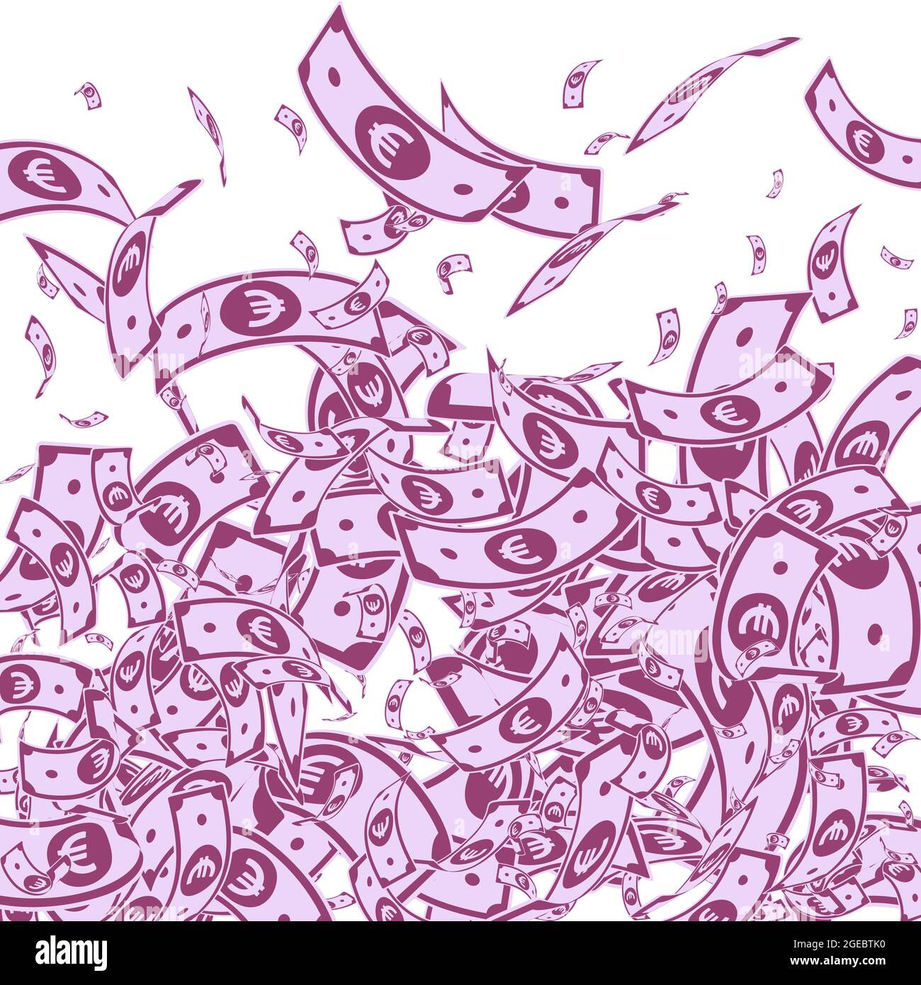 Money pile notes euro Stock Vector Images - Alamy