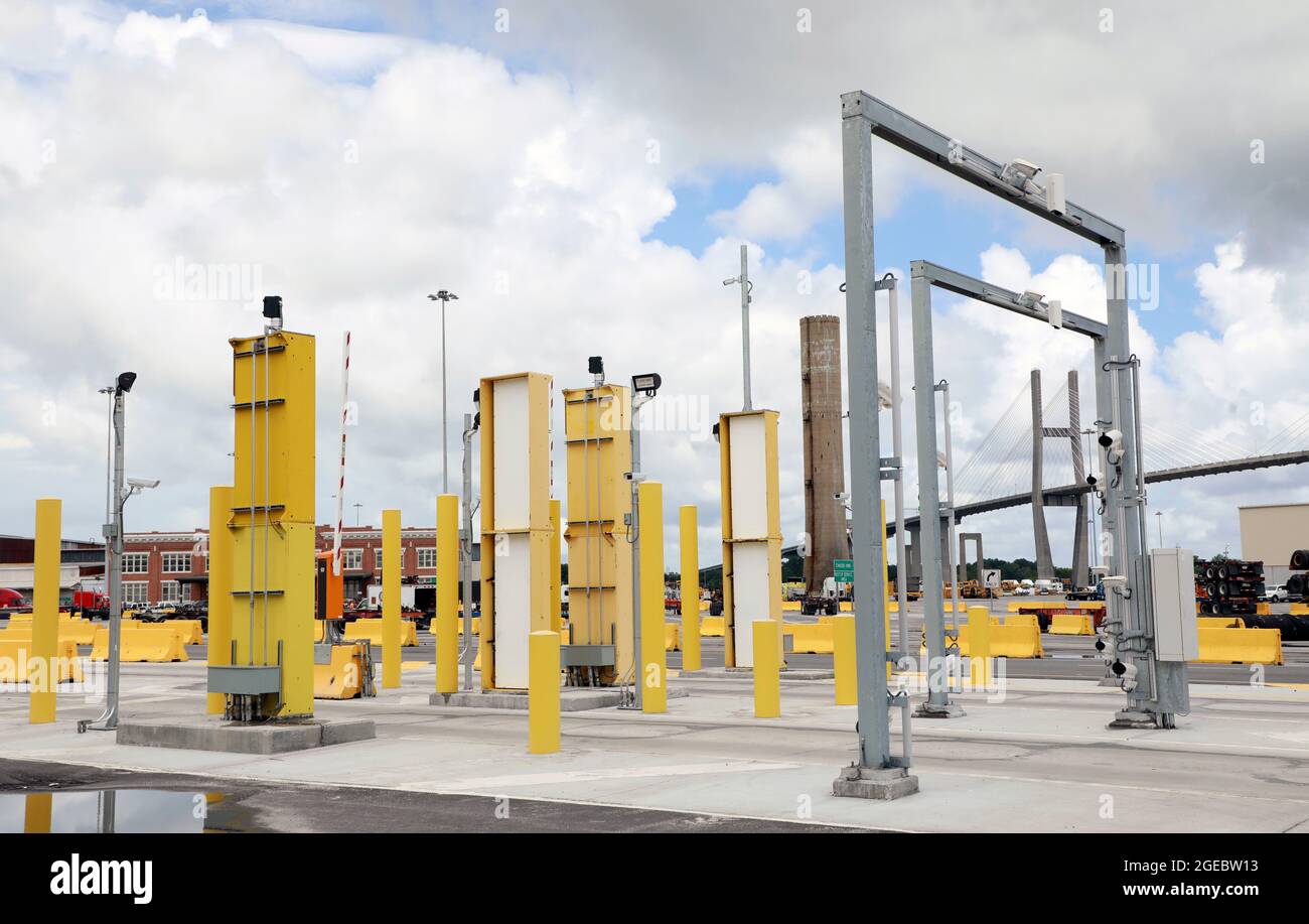 Entrance at the Customs and Border Protection Port of Savannah 26 July ...