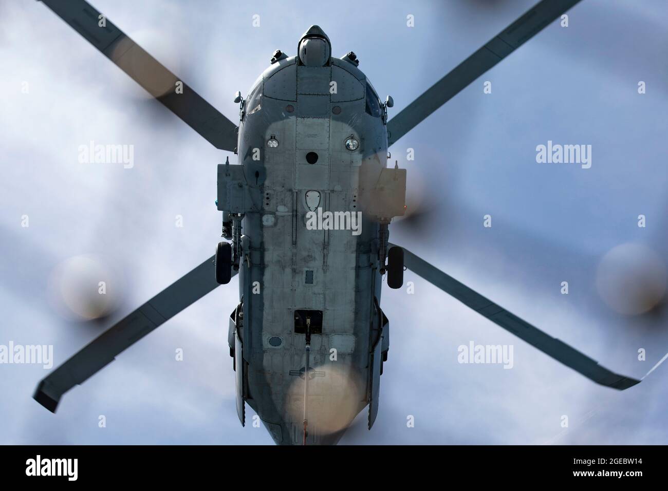 U.S. Navy pilots with Helicopter Sea Combat Squadron 28, transport ...