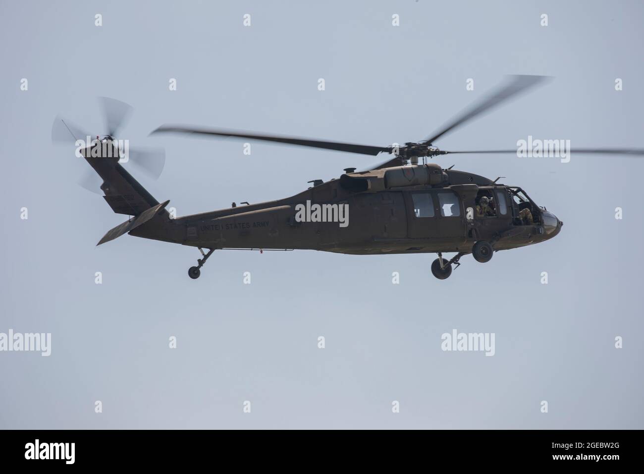 A U.S. Army 1st Combat Aviation Brigade, 1st Infantry Division UH-60 ...