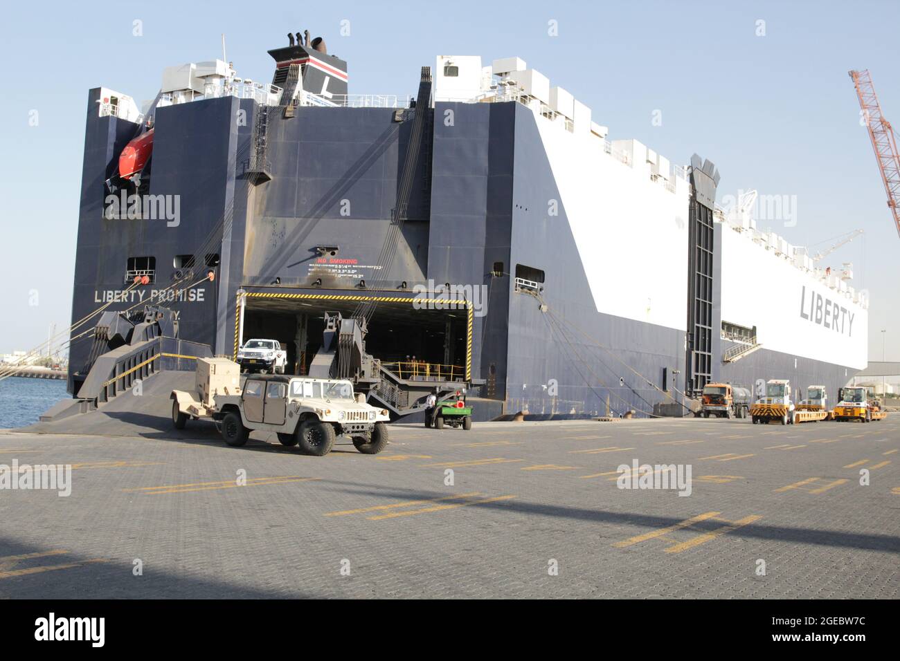 Liberty Promise charter vessel delivers mission critical cargo while at ...