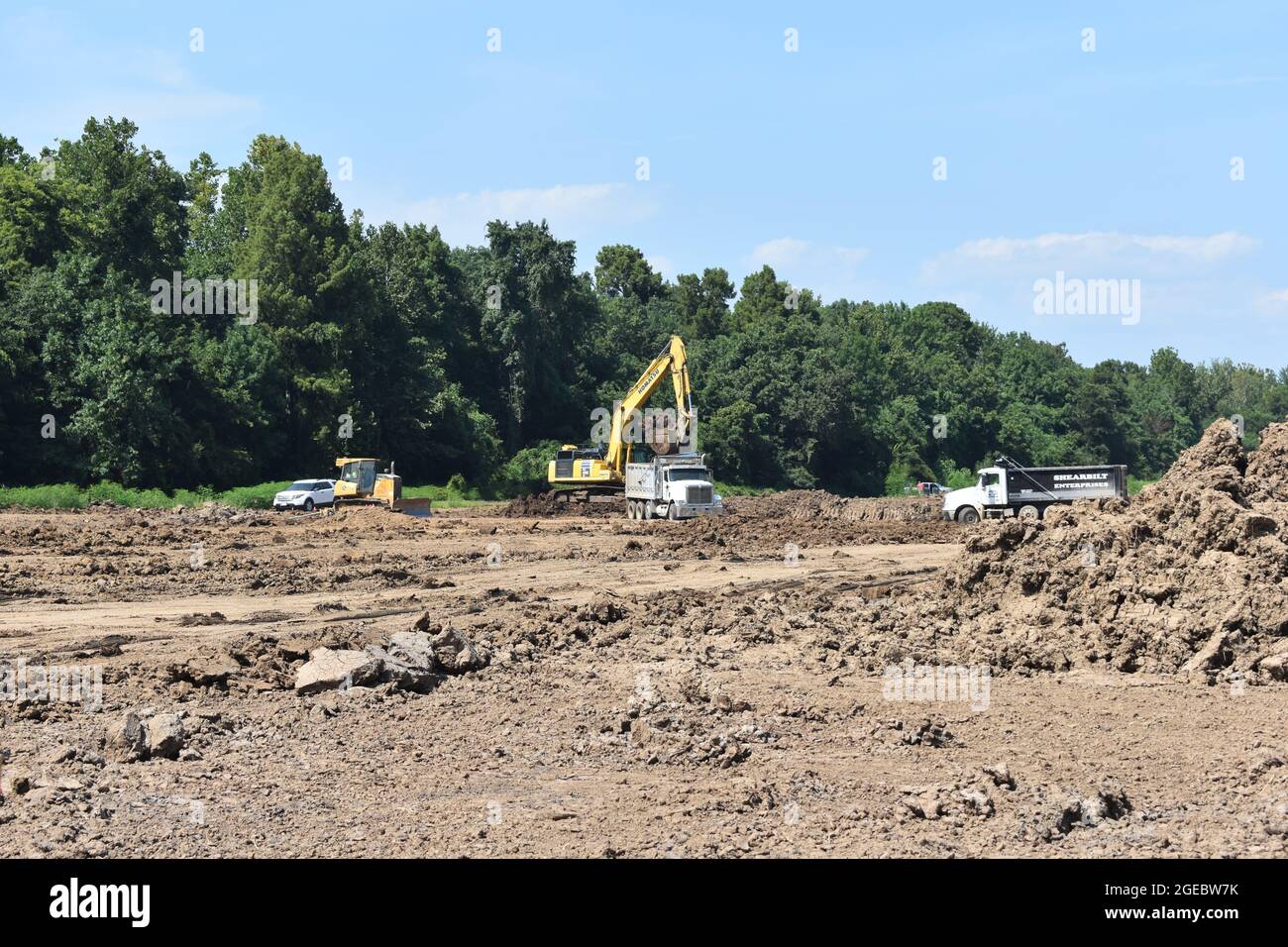 Heavy equipment operators, contracted by the U.S. Army Corps of ...