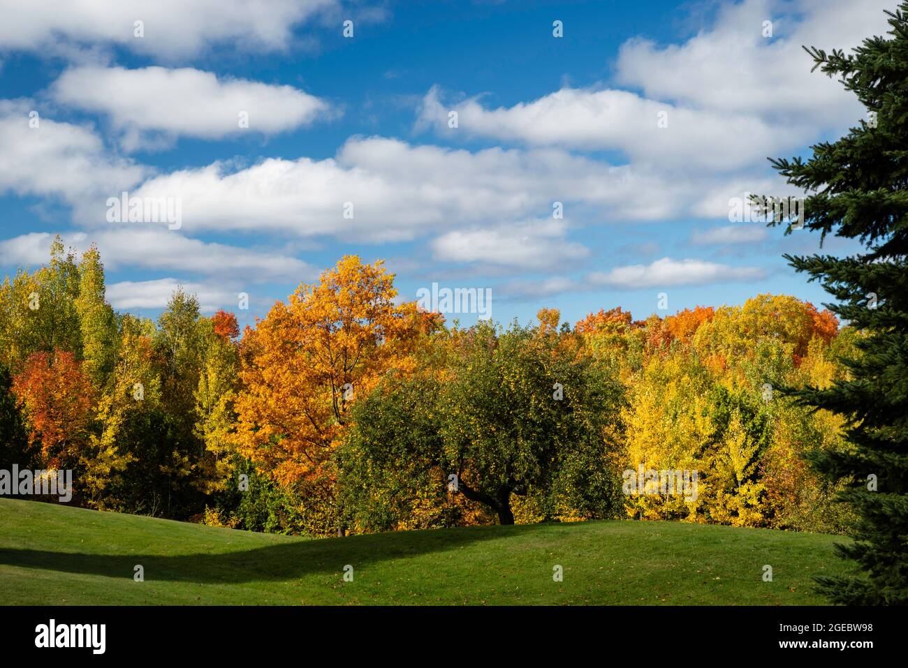 Grandview Park overlooking Ellison Bay, Door County, Wisconsin Stock ...