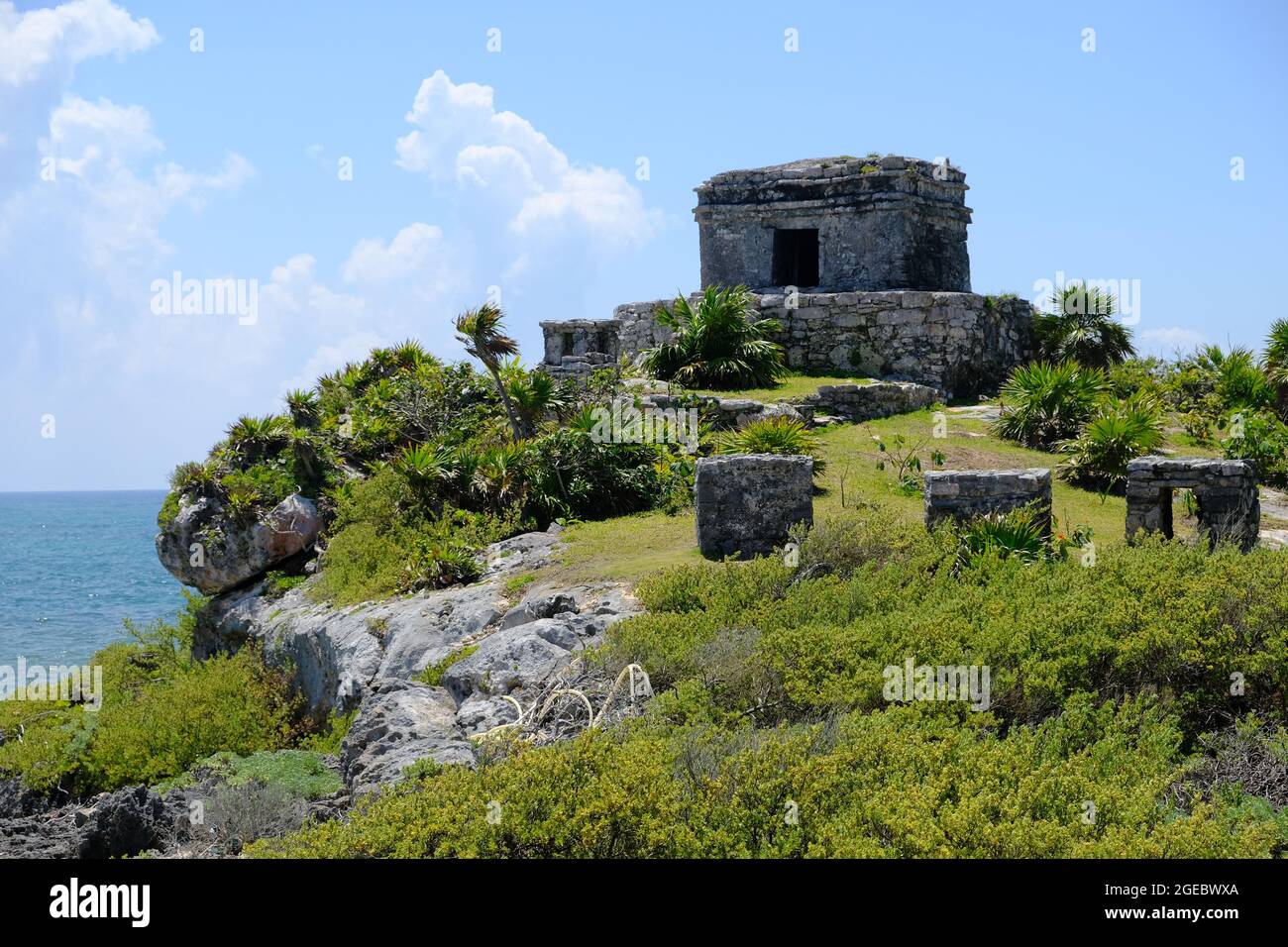 Mexico Tulum National Park - Parque Nacional Tulum - coastal landscape ...