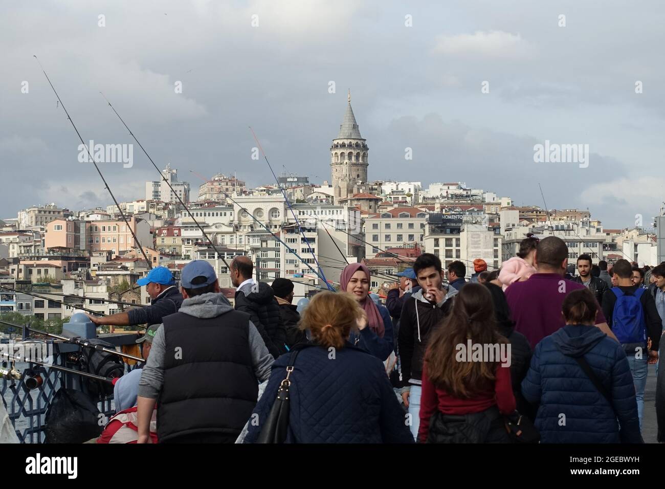 Galata bridge view hi-res stock photography and images - Alamy