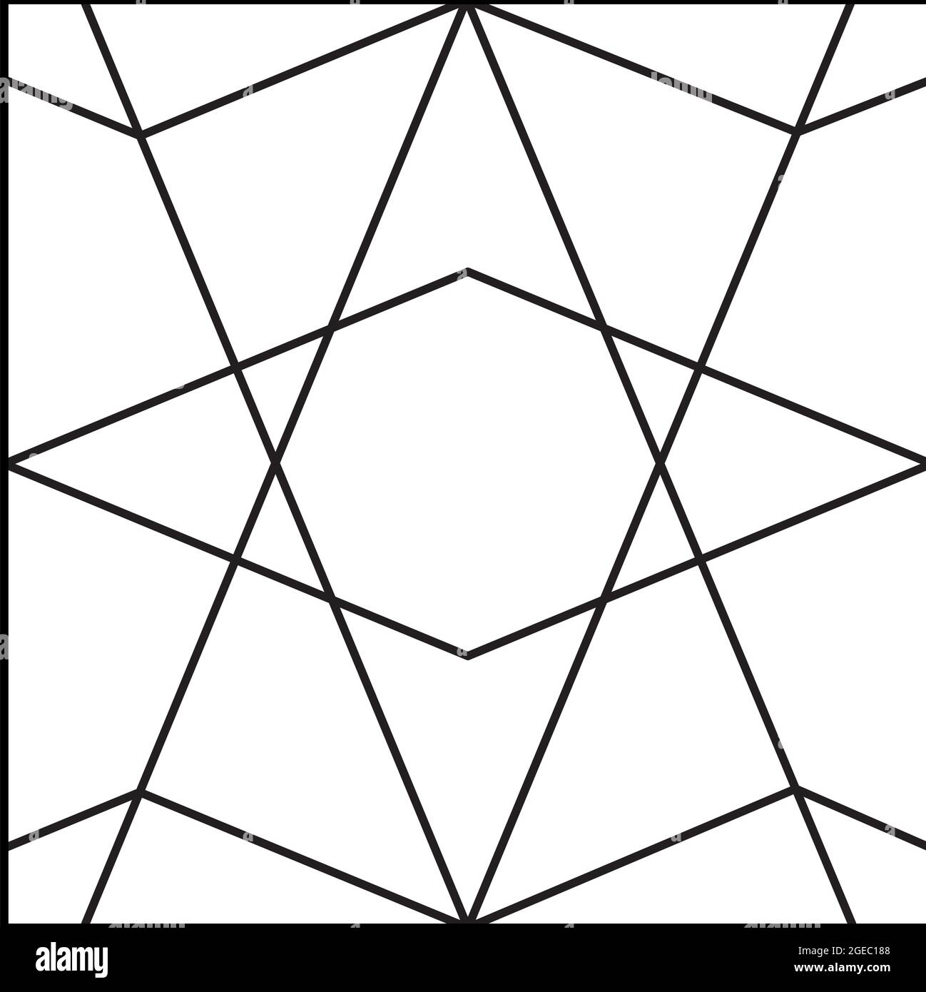 Mashrabiya tile design. Arabic vector pattern ideal for design ...