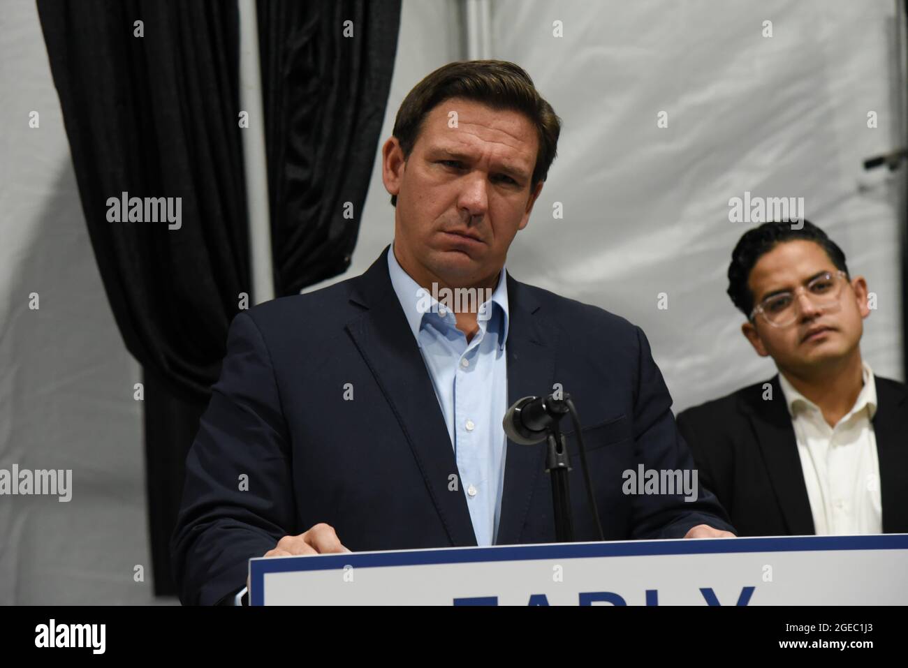 Gov. Ron DeSantis held a news conference today, to speak about a new ...