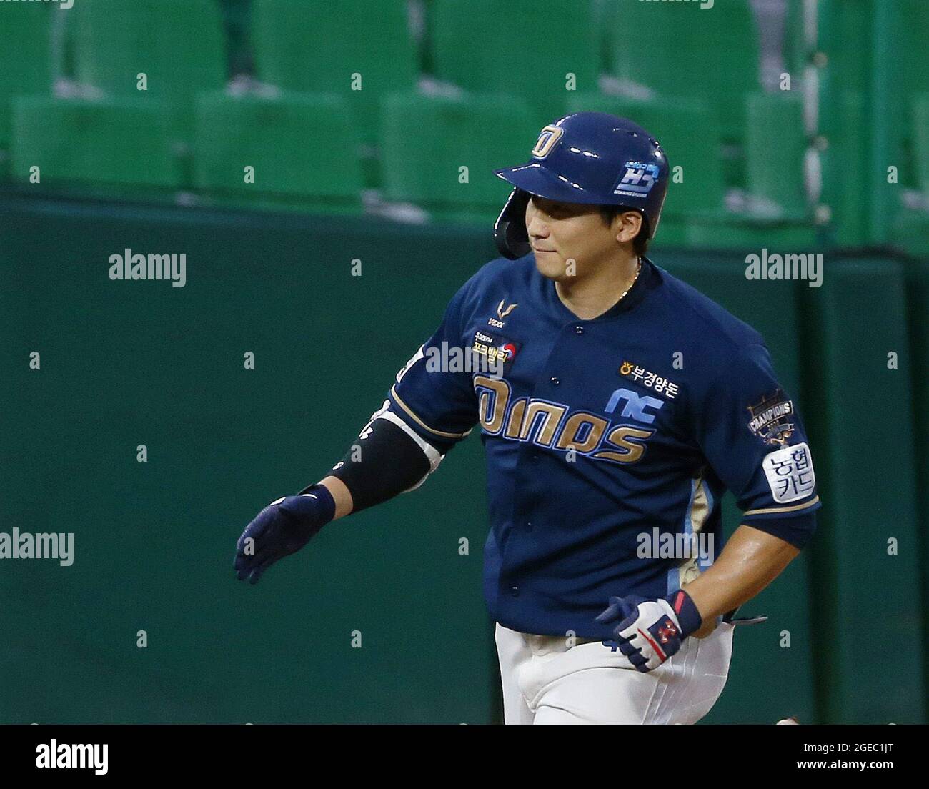 19th Aug, 2021. NC Dinos' Na Sung-beom Na Sung-beom of the NC Dinos ...