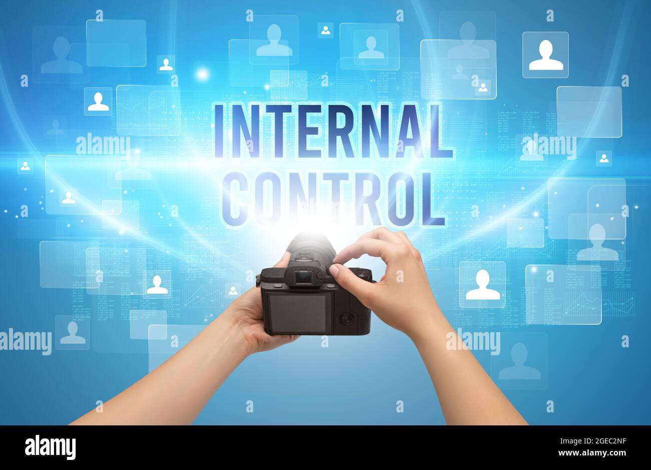 Close-up of hand holding camera Stock Photo - Alamy