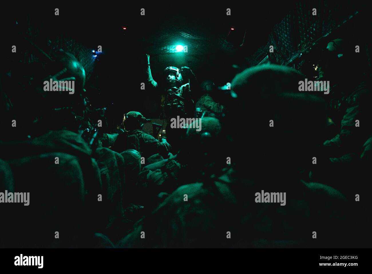 U.S. special operations service members conduct combat operations in ...