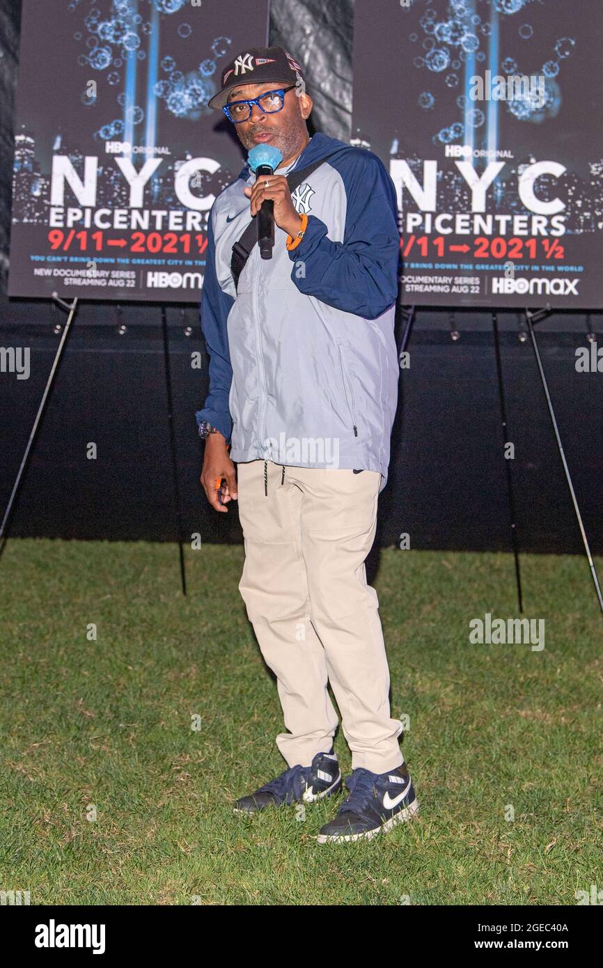 NEW YORK, NY - AUGUST 18: Spike Lee speaks at a special screening of ...