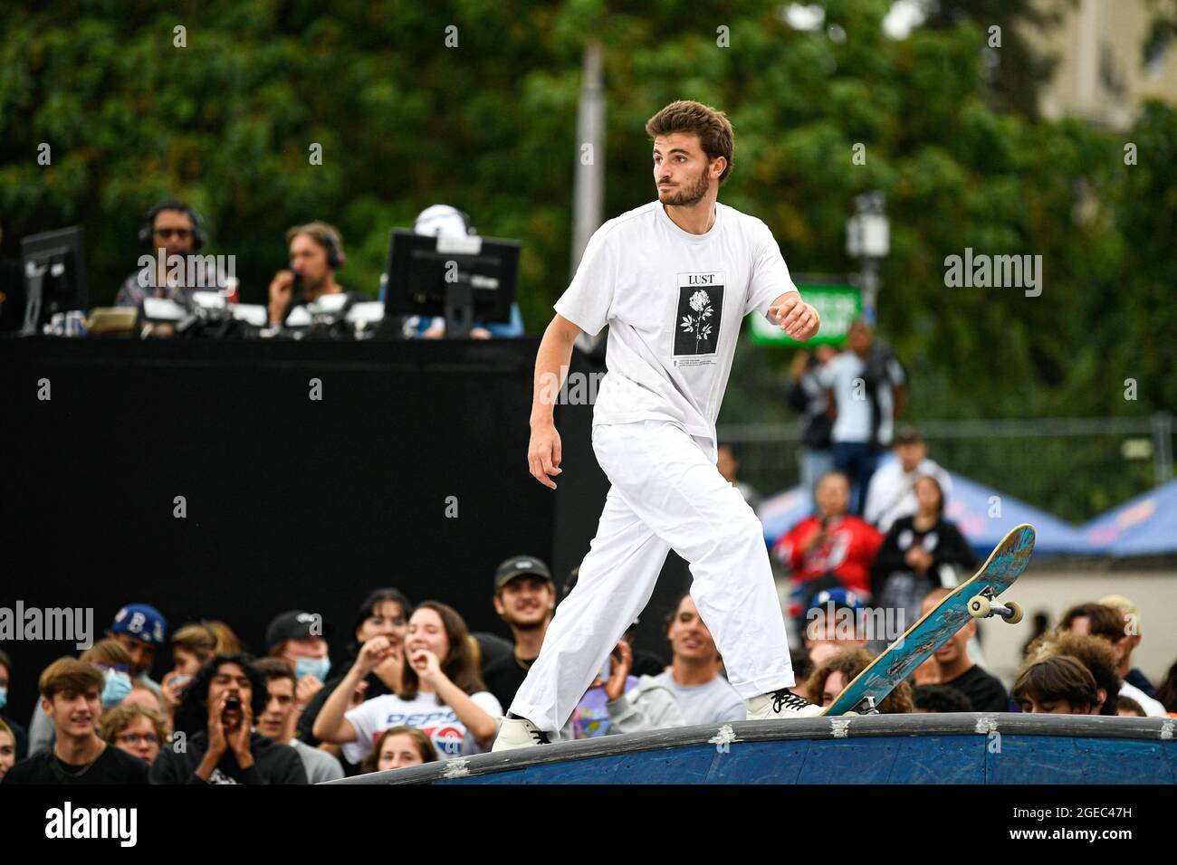 Vincent Milou of France competes during the finals day of the Red Bull ...