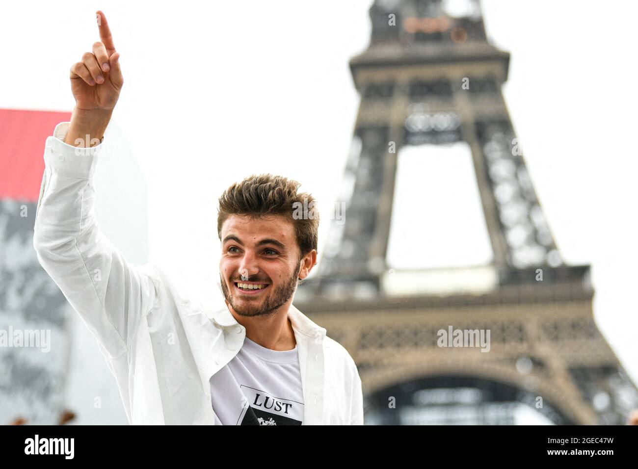 Vincent Milou of France during the finals day of the Red Bull Paris ...