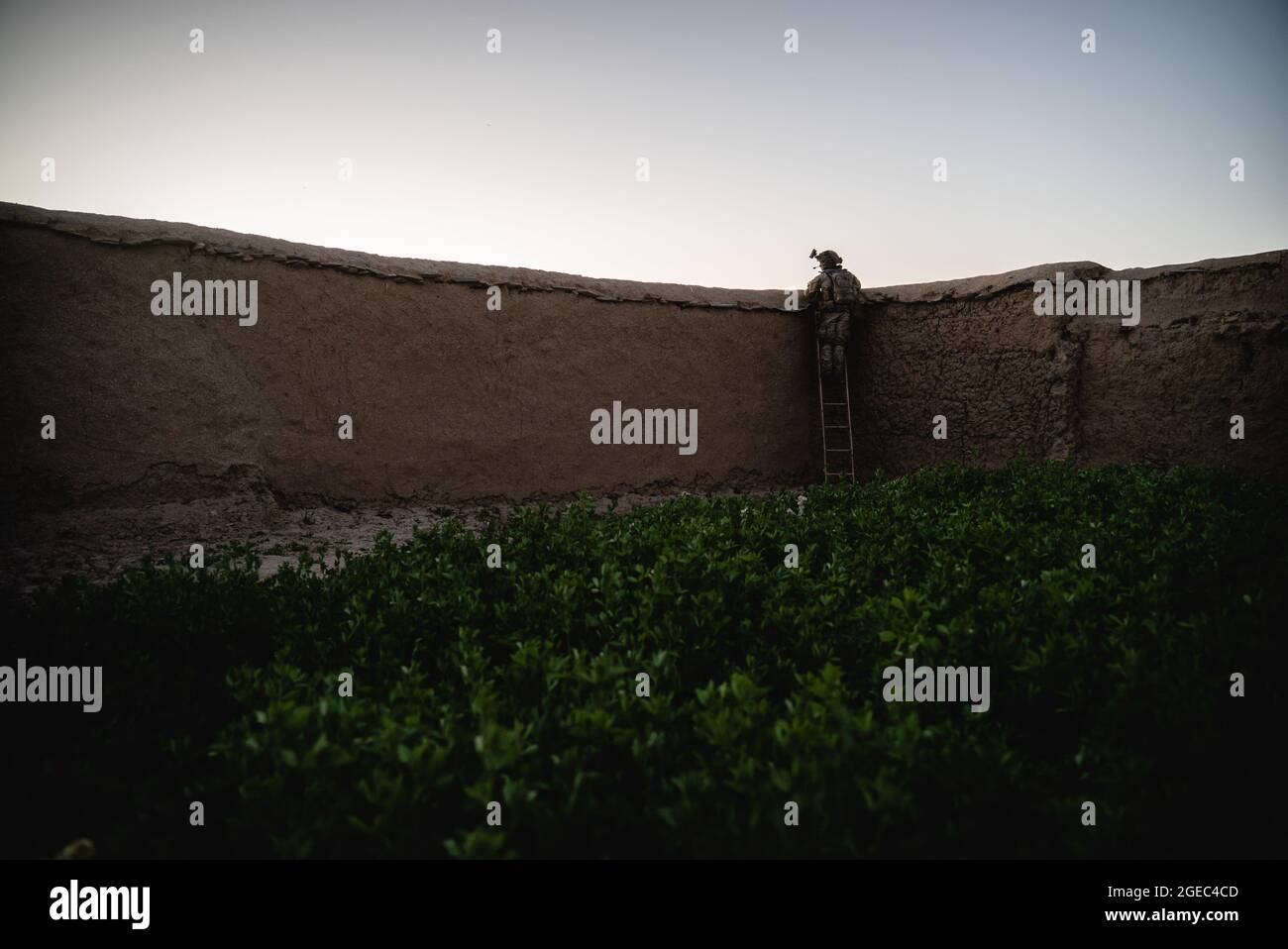 U.S. special operations service members conduct combat operations in ...