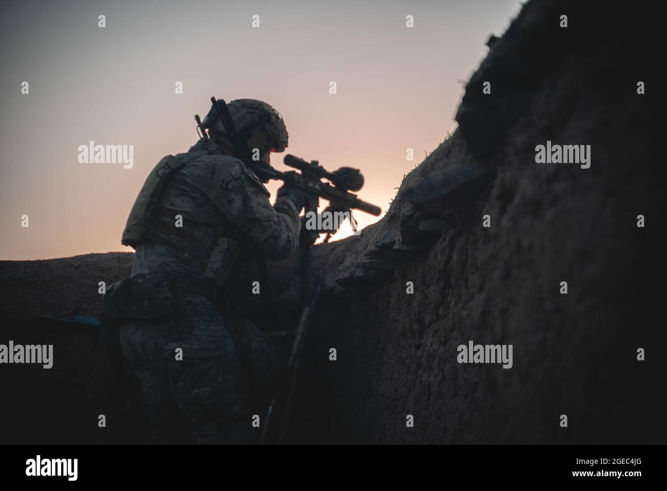 U.S. special operations service members conduct combat operations in ...