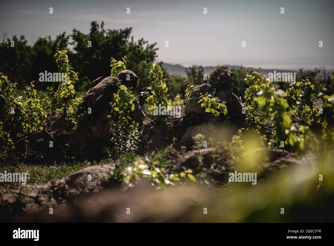 U.S. special operations service members conduct combat operations in ...