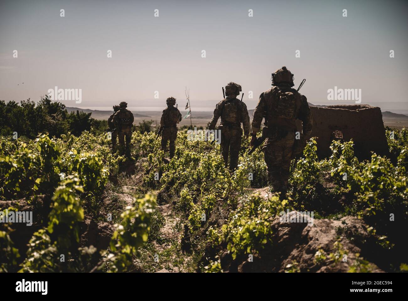 U.S. special operations service members conduct combat operations in ...