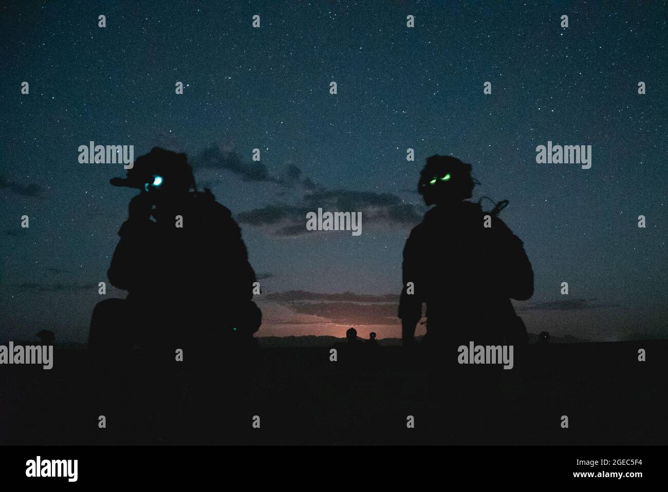 U.S. special operations service members conduct combat operations in ...