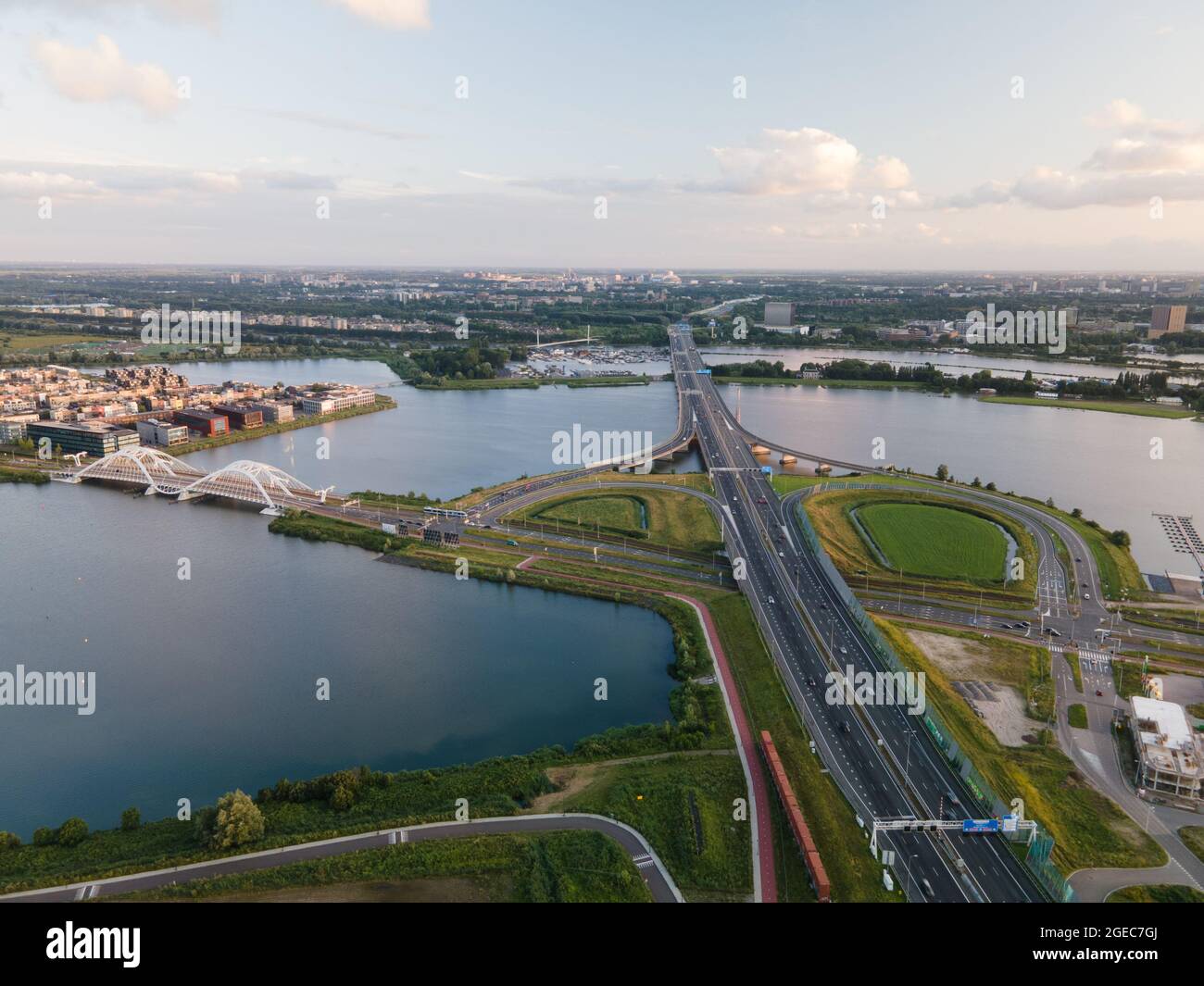 Aerial amsterdam a10 hi-res stock photography and images - Alamy