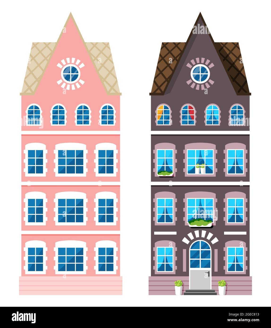 Residential architecture europe Cut Out Stock Images & Pictures - Alamy