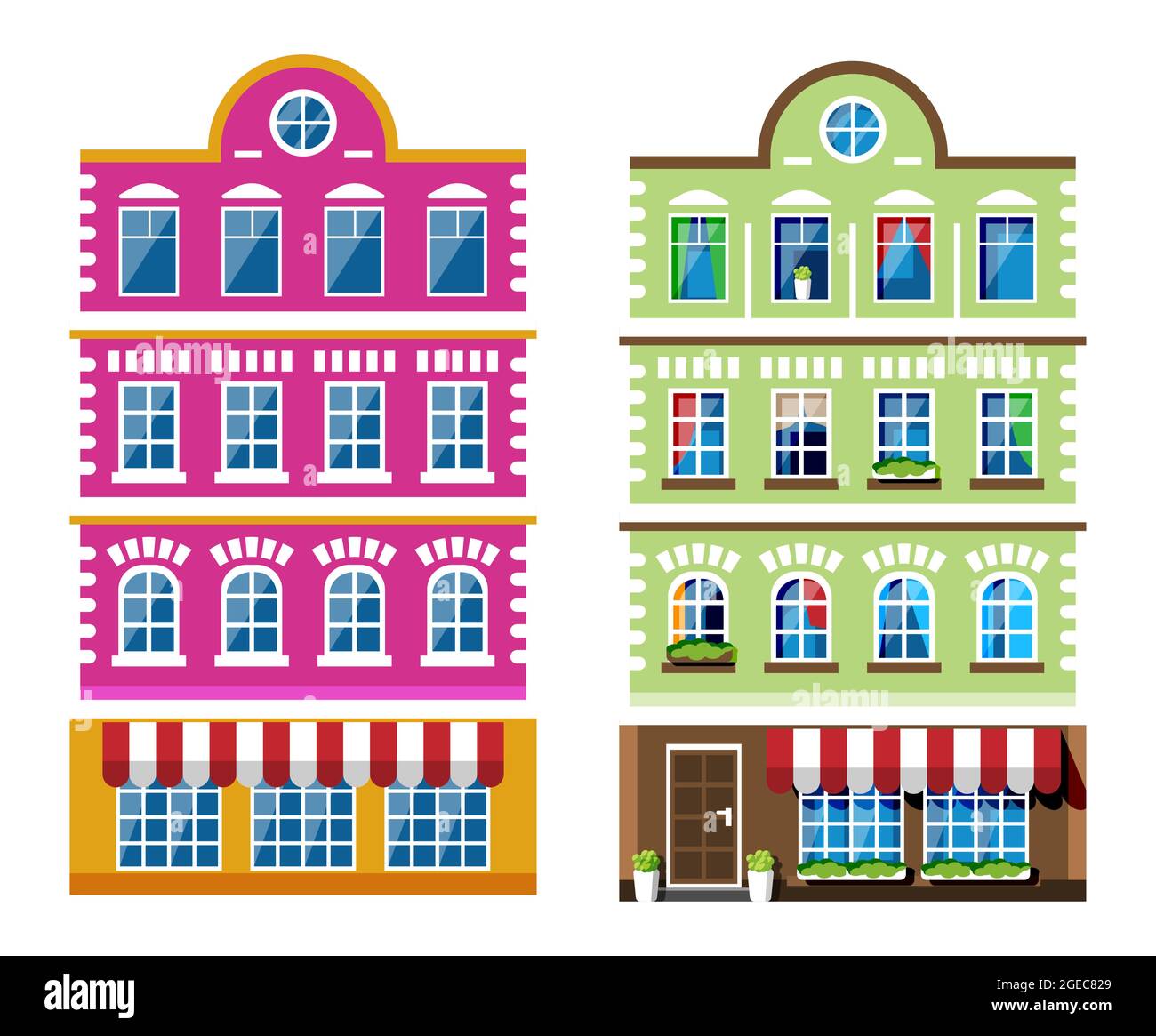 Residential House Icon in Dutch Style Stock Vector Image & Art - Alamy