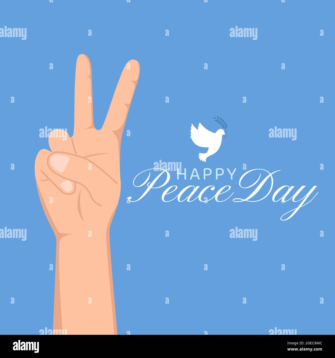 Two finger salute Stock Vector Images - Alamy