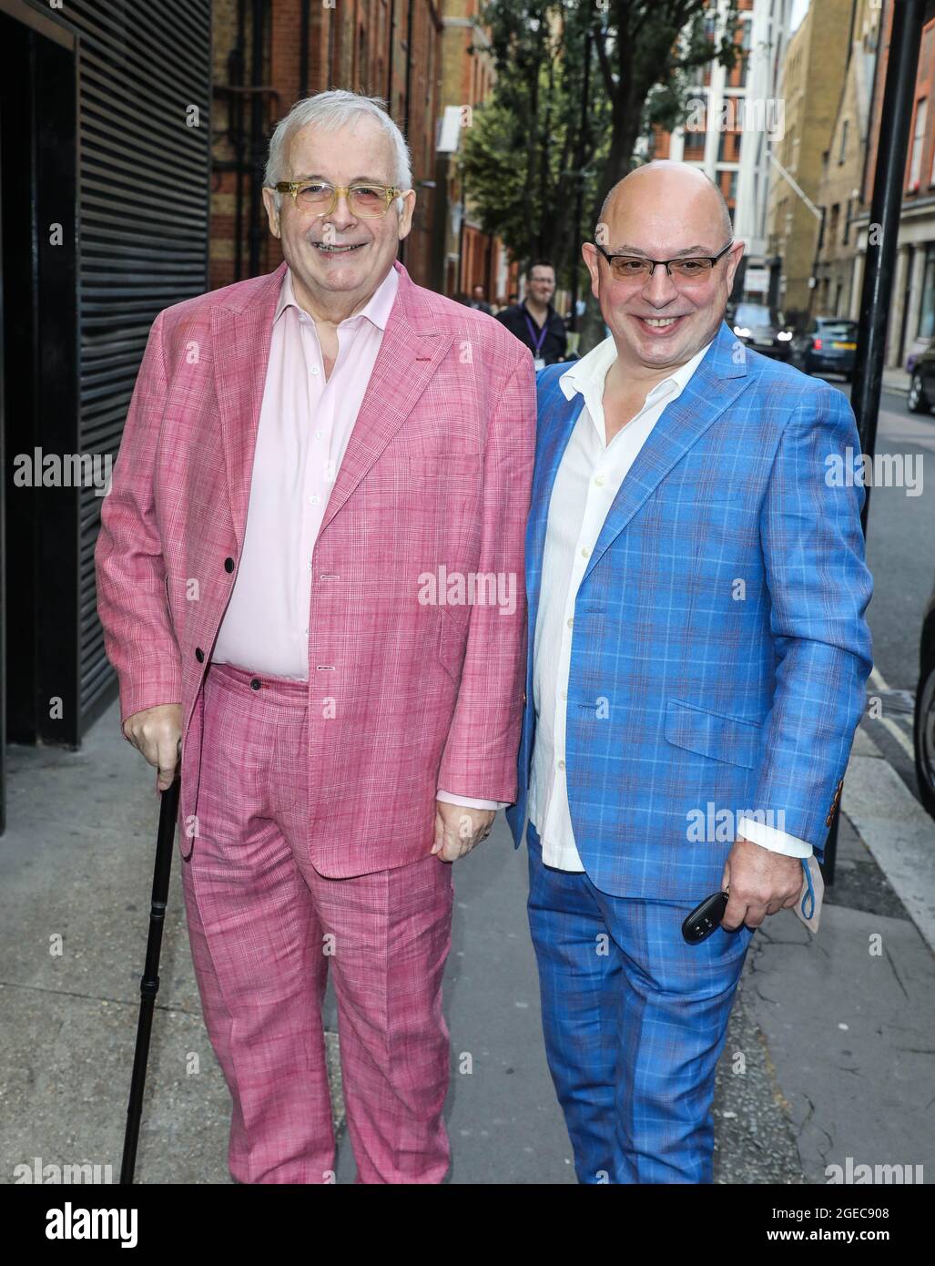 London, UK. 18th Aug, 2021. Christopher Biggins and Neil Sinclair ...