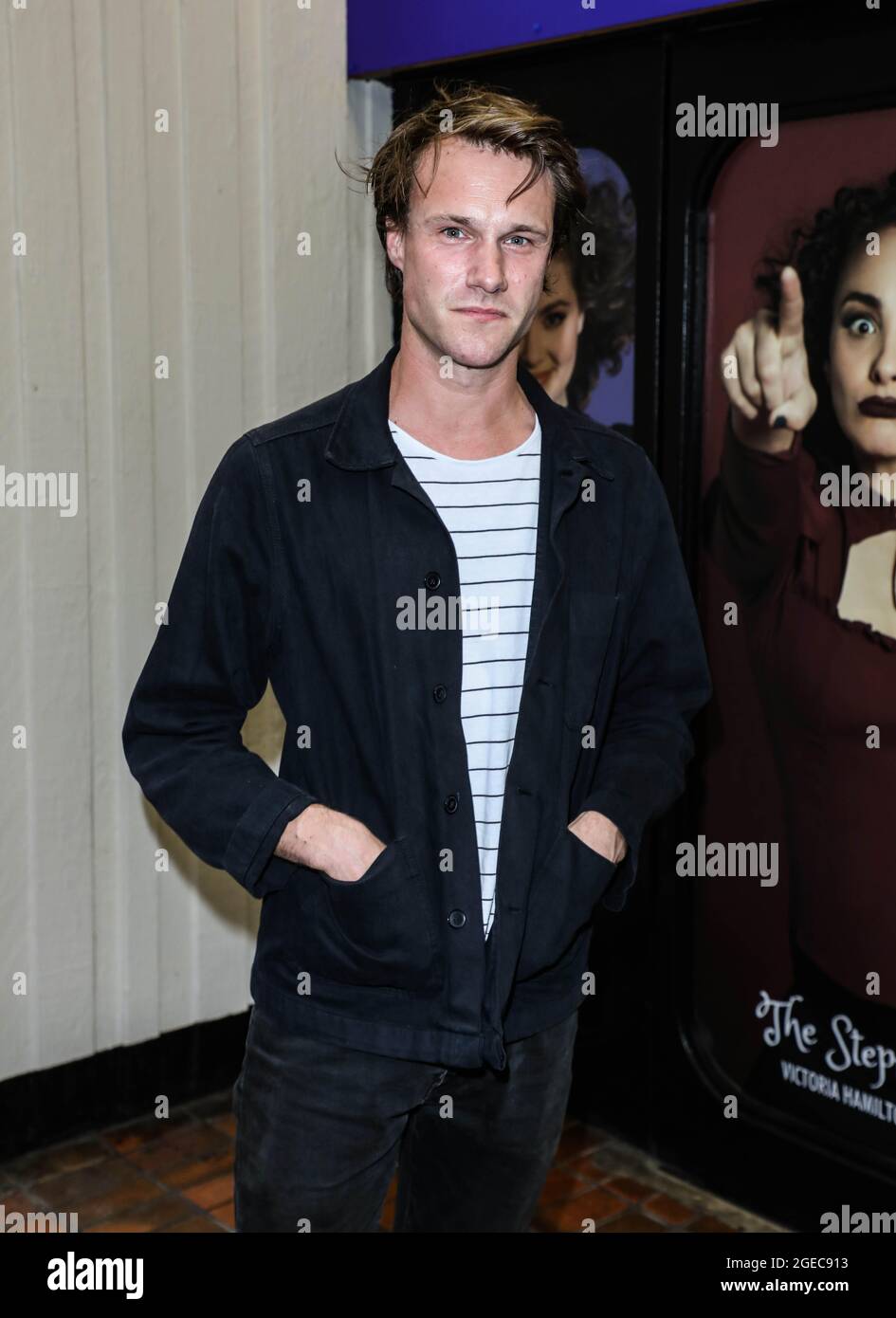 Hugh Skinner arrives for the 'Cinderella' musical press night at the ...