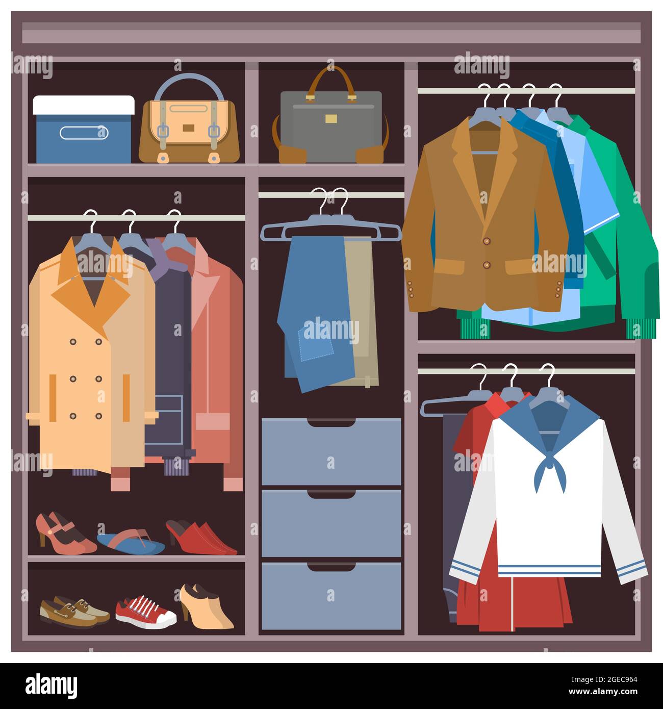 Cartoon Clothes Closet