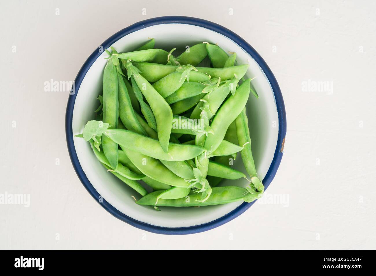Closeup of sugar snaps Stock Photo - Alamy