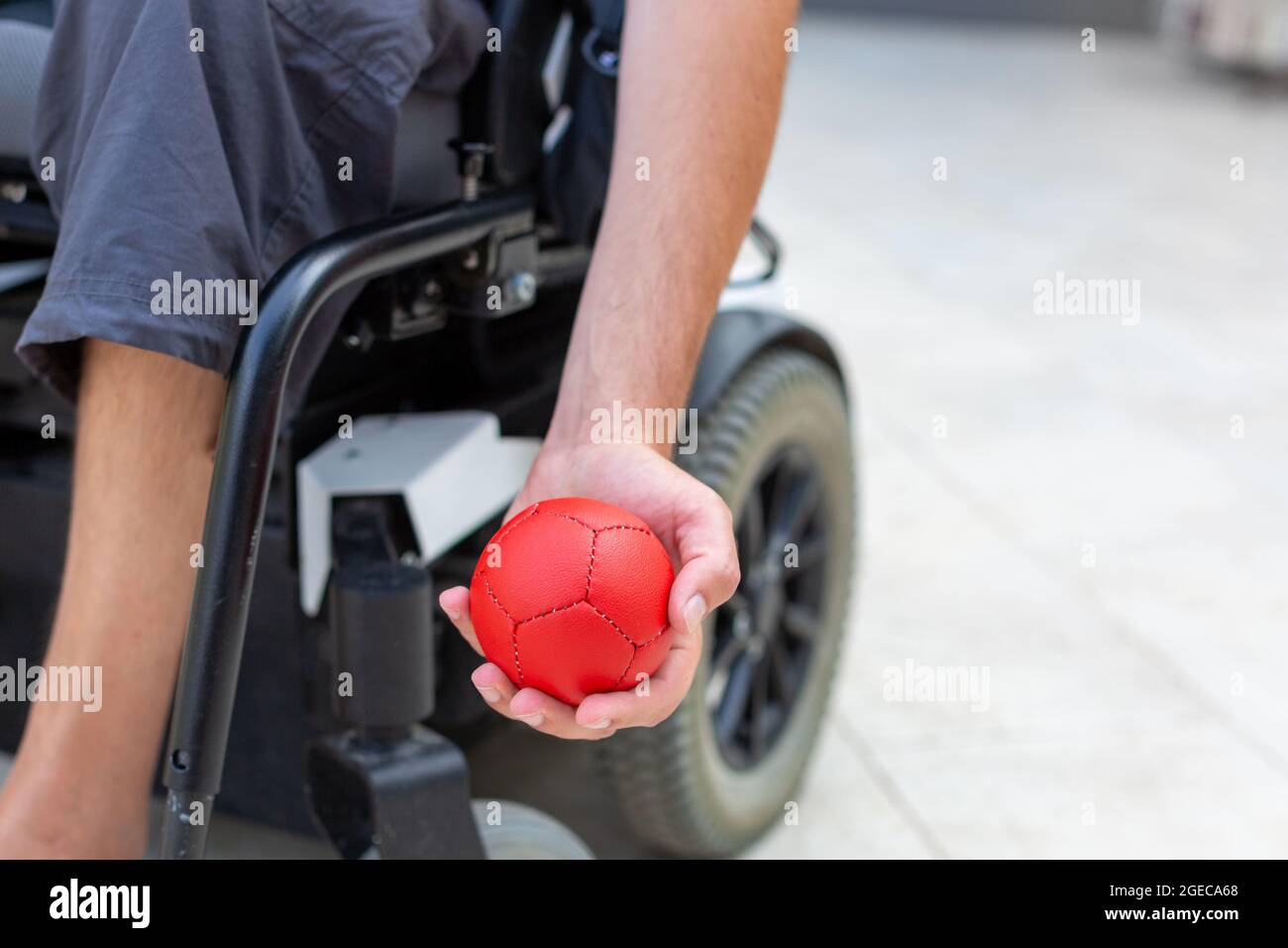 Boccia disabled athlete man hi-res stock photography and images - Alamy