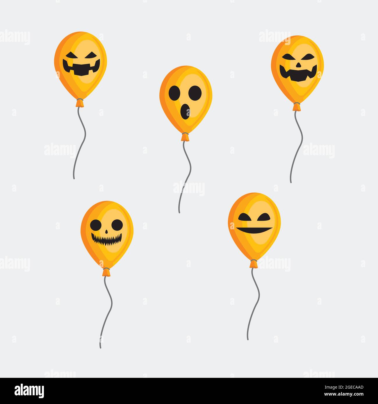 Balloon happy ghost face Stock Vector Images - Alamy