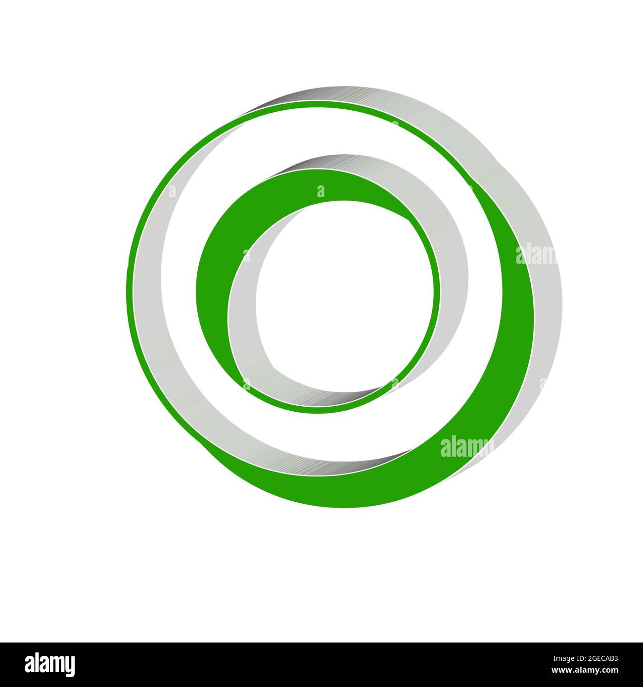 Capital letter O colorful 3D abstract beautiful white background Stock ...