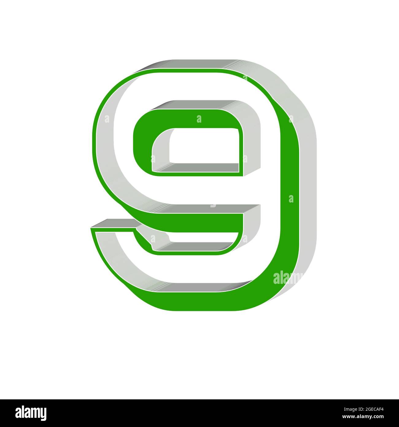 Number design Cut Out Stock Images & Pictures - Alamy