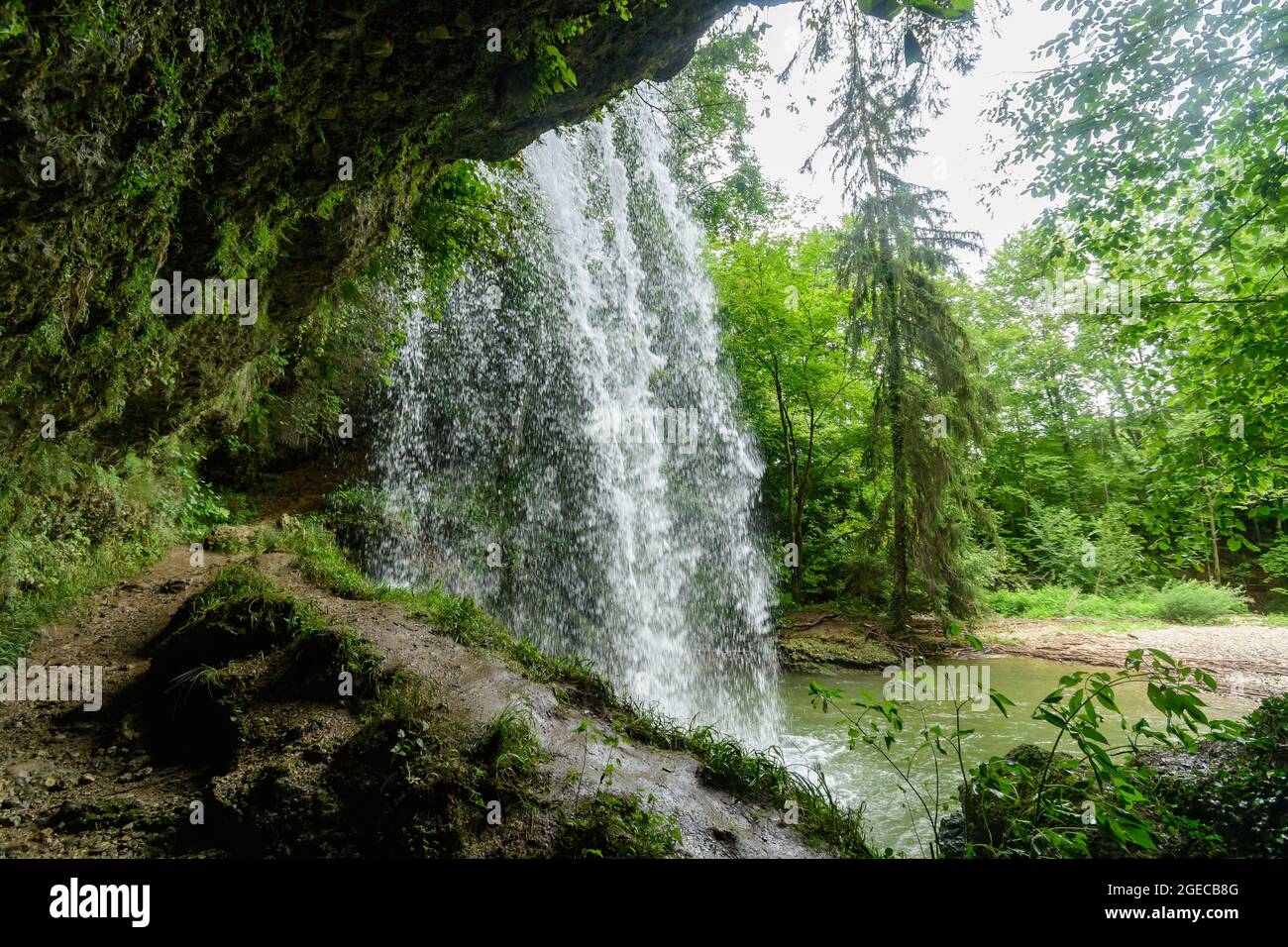 cascade fallerbach near the river enns in upper austria Stock Photo - Alamy