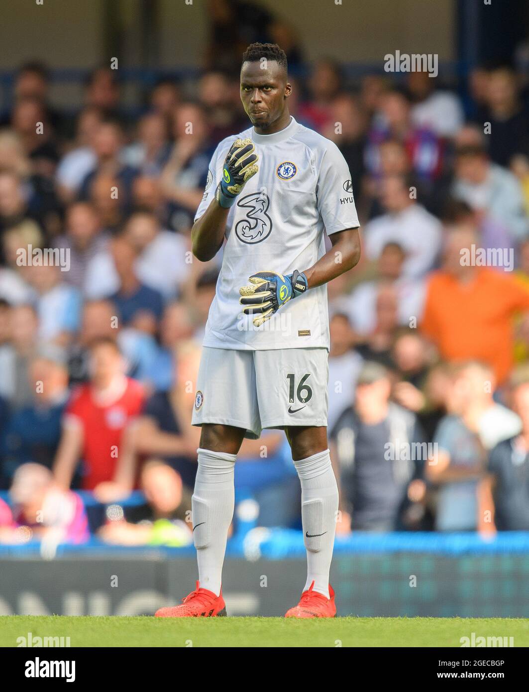 Chelsea v Crystal Palace -The Premier League Edouard Mendy during the ...
