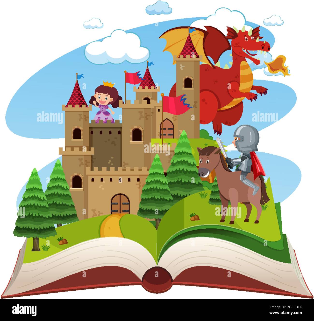 Medieval book reading Stock Vector Images - Alamy