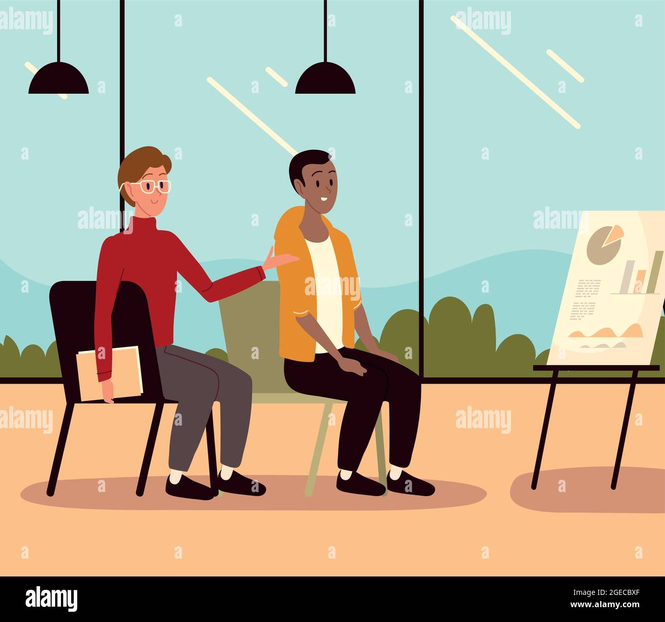 coaching teamwork office Stock Vector Image & Art - Alamy