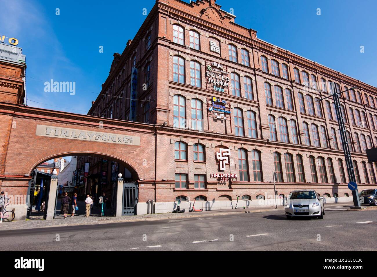 Finlaysonin alue, Finlayson factory grounds, Satakunnankatu, Tampere ...