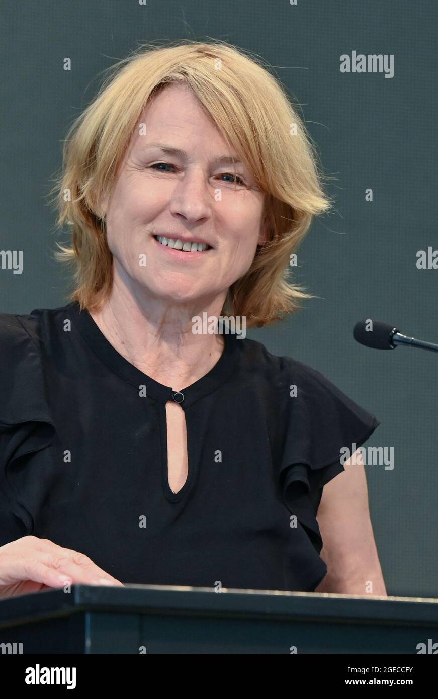 Neuhardenberg, Germany. 15th Aug, 2021. Corinna Harfouch, actress and ...