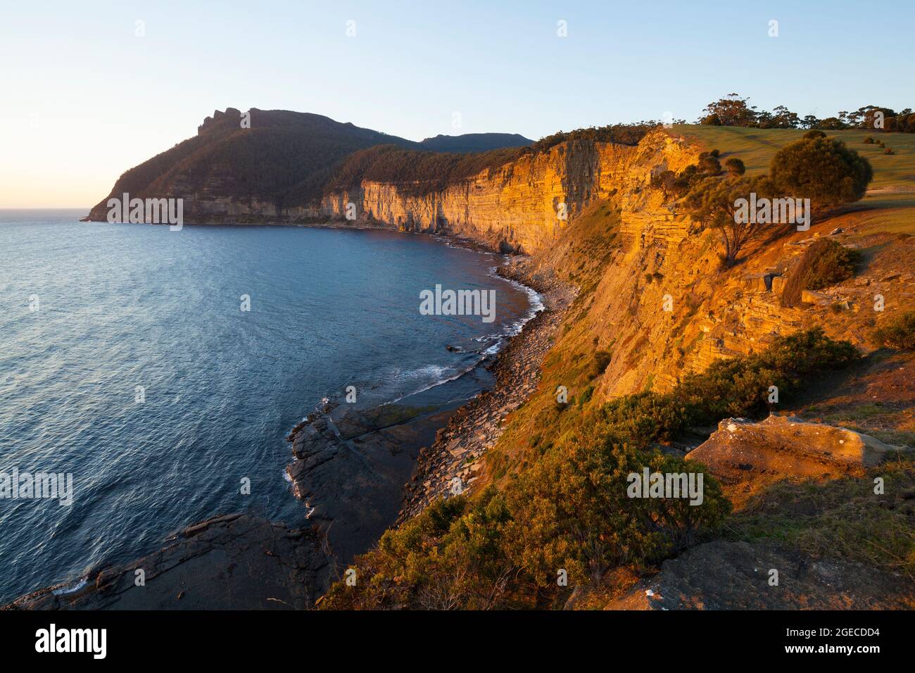 Fossil Bay - Maria Island National Park - Tasmania - Australia Stock ...